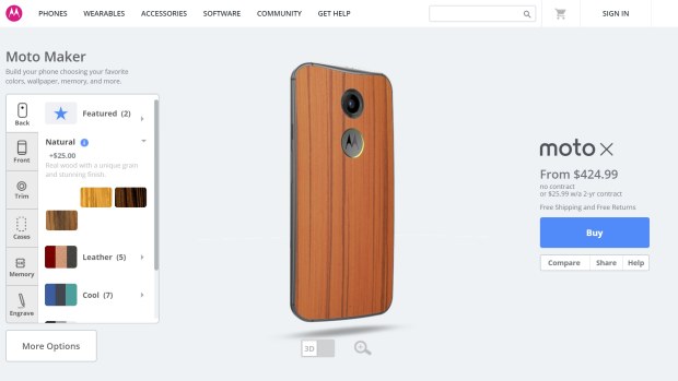 Make your own Moto smart phone heading to Oz