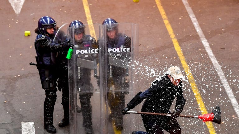 Special police unit trains to keep the peace