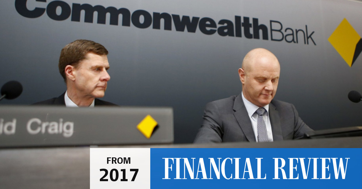 Commonwealth Bank of Australia CFO David Craig to be replaced by Rob ...