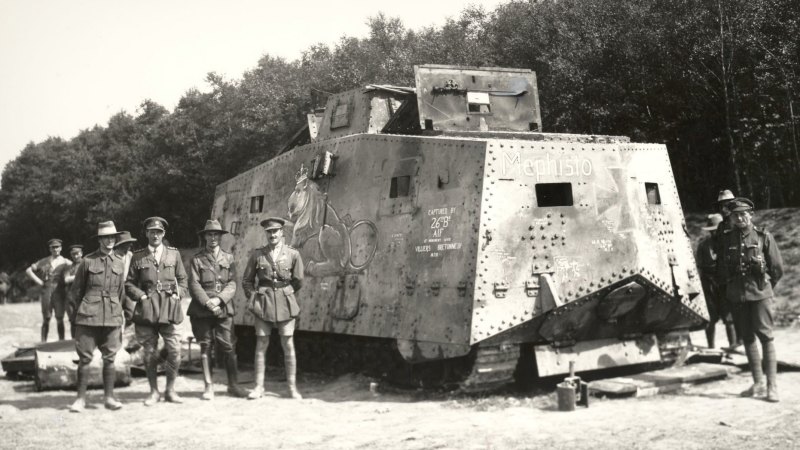 WWI Mephisto tank captured by Qld soldiers makes its journey back to ...