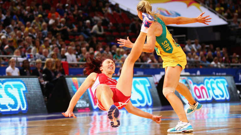 Netball players do it ... without whingeing