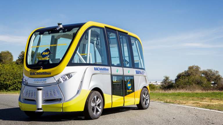 Driverless bus hits South Perth in an Australian first