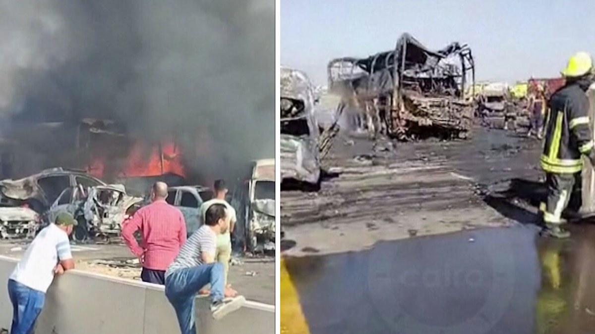 World news: At least 32 people were killed in a multi-vehicle pileup in ...