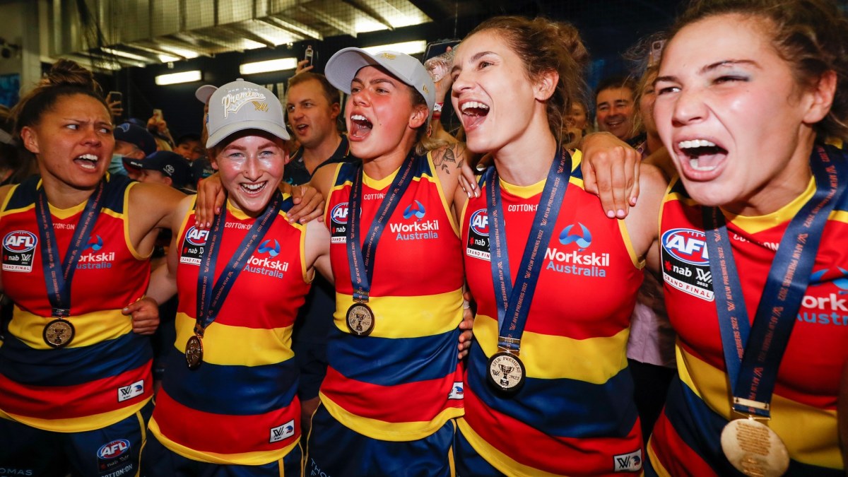 AFLW 2022: Adelaide Crows win grand final over Melbourne Demons