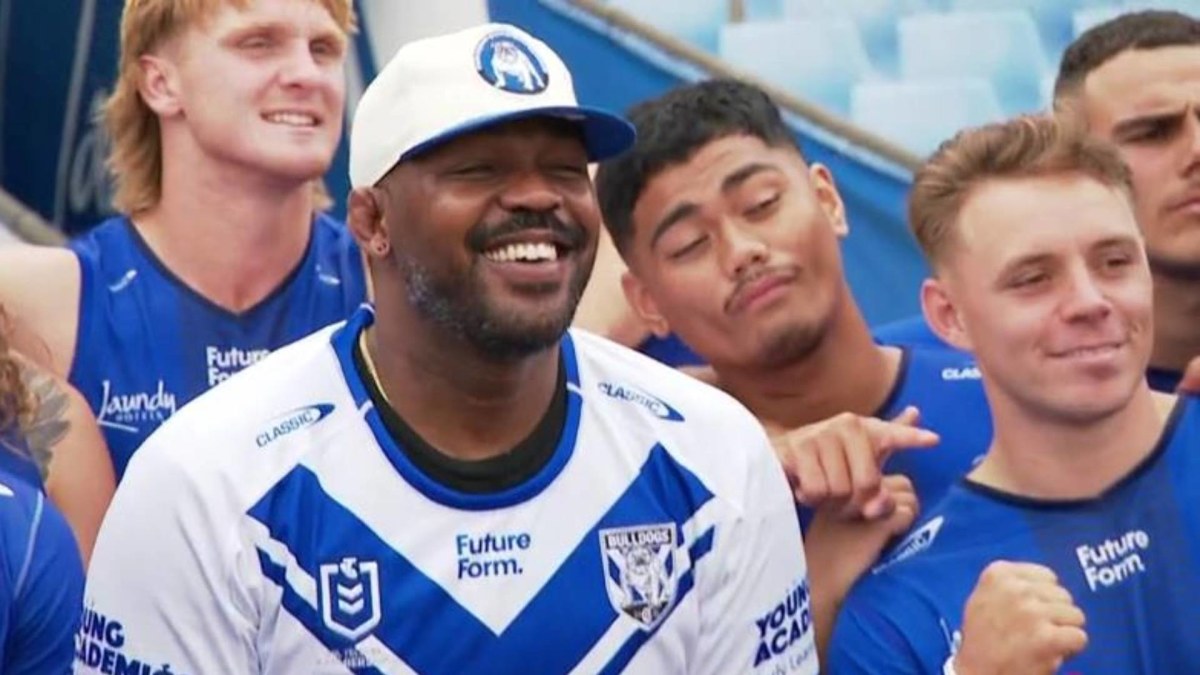 NRL news 2024: UFC champion Jon Jones visits Canterbury Bulldogs