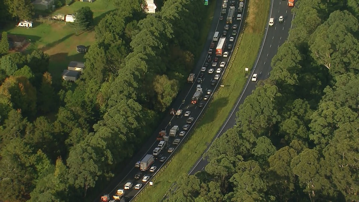 M1 crash, traffic update: Clean-up under way after debris damages ...