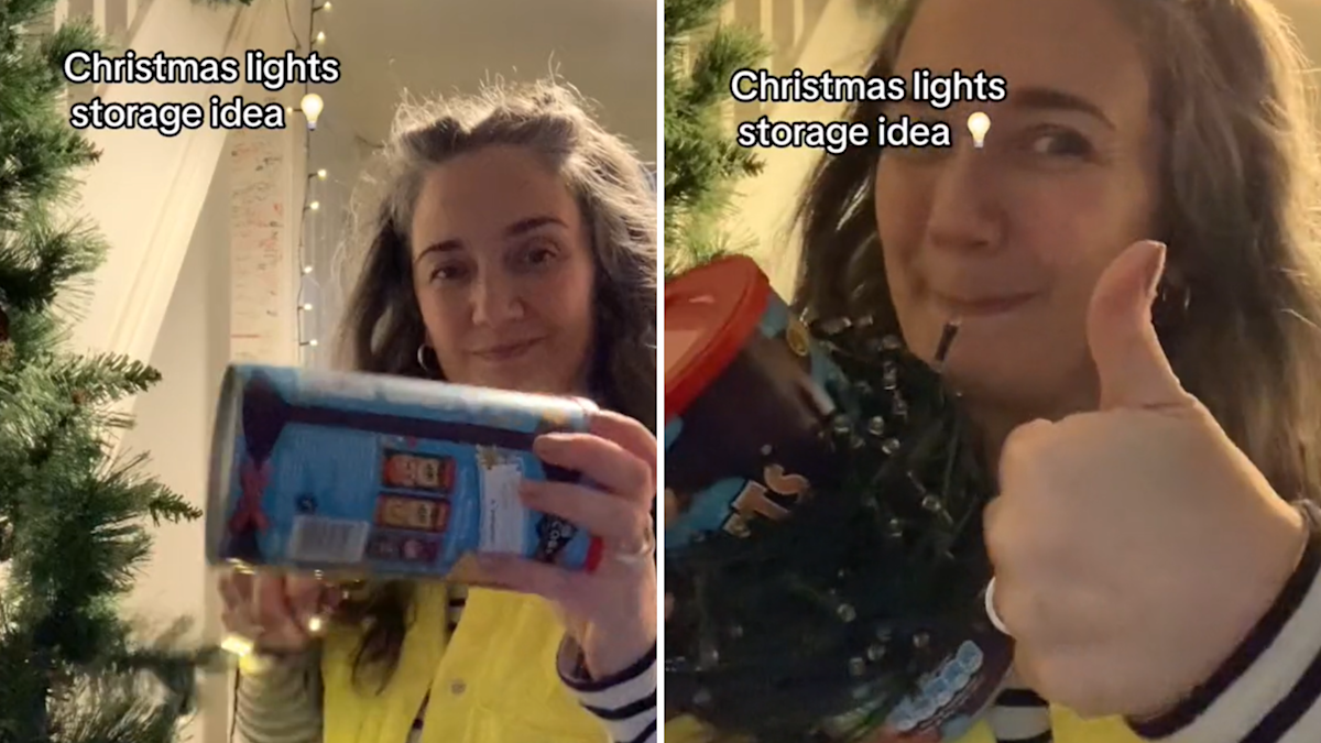 How to store Christmas lights neatly and without tangles - in a ...