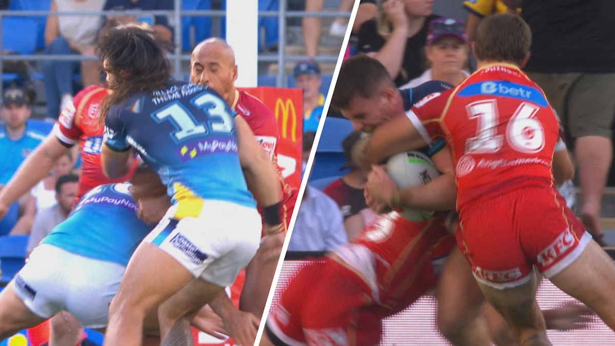 NRL news 2025: Gold Coast Titans defeat Dolphins, Tino Faasuamaleaui ...