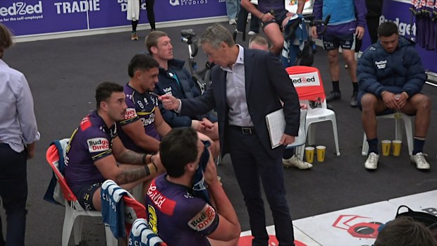 NRL news 2026 | Joe Chan hooked, half-time spray from Craig Bellamy ...