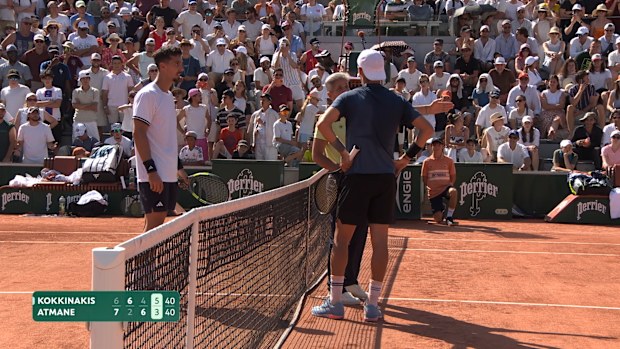 French Open 2026 tennis news, results: Thanasi Thanasi Kokkinakis ...