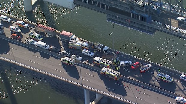 M1 crash: Multi-vehicle accident causes major delays | Nine.com.au