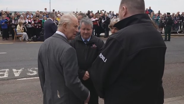 King Charles news: Seagull makes mess on monarch's jacket during visit ...
