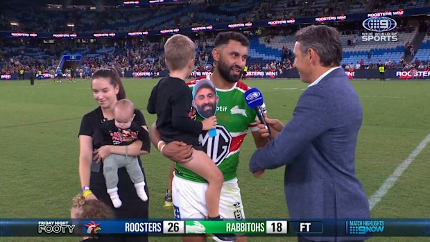 NRL news 2026 | Alex Johnston interview with Billy Slater; crowd swarms ...