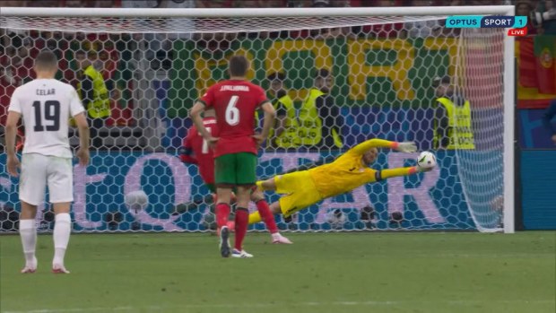 Football news 2024: Crying Cristiano Ronaldo misses penalty, Portugal v ...