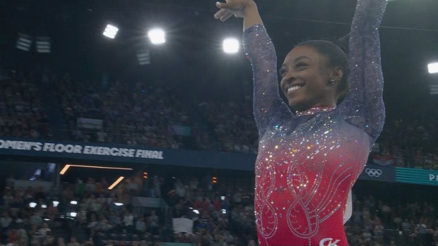 Paris Olympics 2024: Simone Biles' silver floor routine, beam podium ...