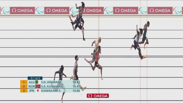 Paris 2024 Paralympics: Chad Perris 100m T13 final result, photo finish ...