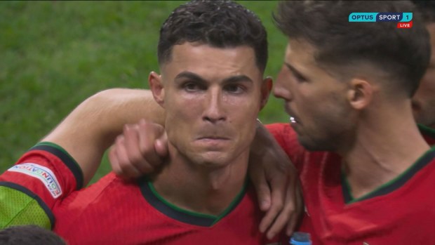 Football news 2024: Crying Cristiano Ronaldo misses penalty, Portugal v ...