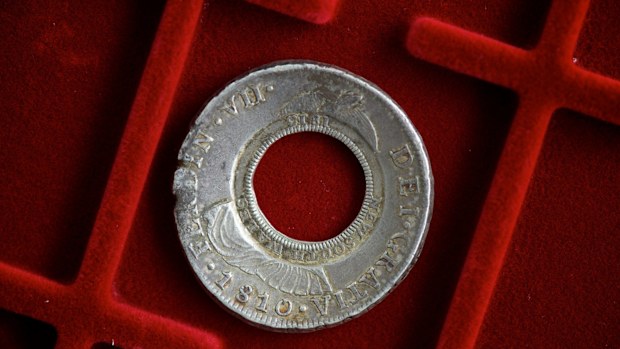 Macquarie's rare 'Hannibal Head' Holey Dollar coin expected to fetch ...