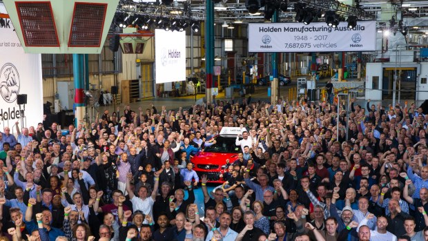 Holden's 7,687,675th car - and it's last