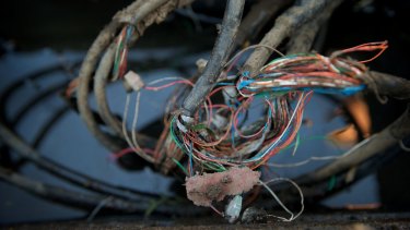 These are the muddy and broken copper phone lines NBN Co is buying from ...