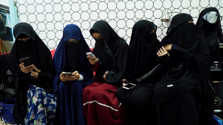 Meet Indonesia's Niqab Squad, the face-covering fan club