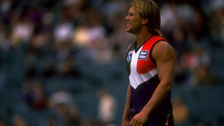 Western Derby: former Fremantle Docker Tony Modra's most memorable goal