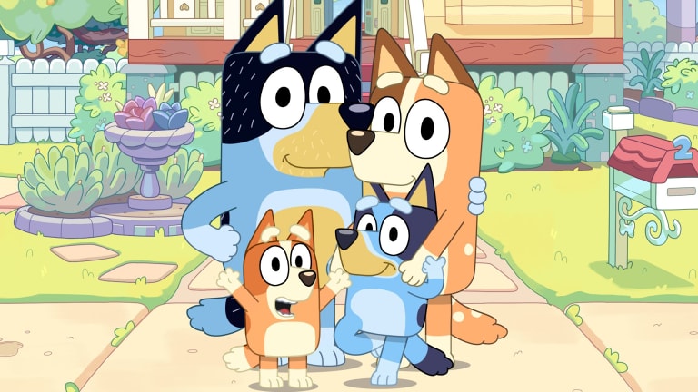 Children's cartoon series Bluey challenges the notion of absent ...