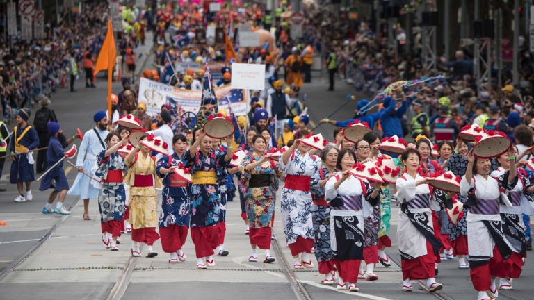 Australia Day: Cultural diversity shines through in Melbourne parade