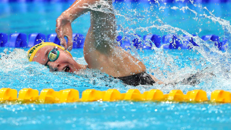 Ariane Titmus powers home to nab relay bronze