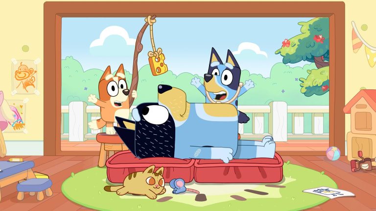 Children's cartoon series Bluey challenges the notion of absent ...