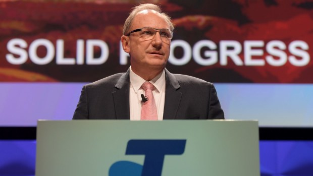 Telstra chairman John Mullen says executives are paid too much