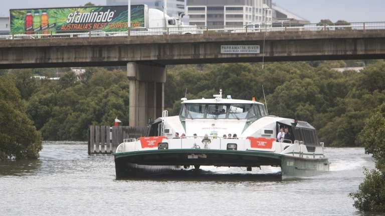 RiverCat ferries blamed for 'sinkholes' and erosion along Parramatta River