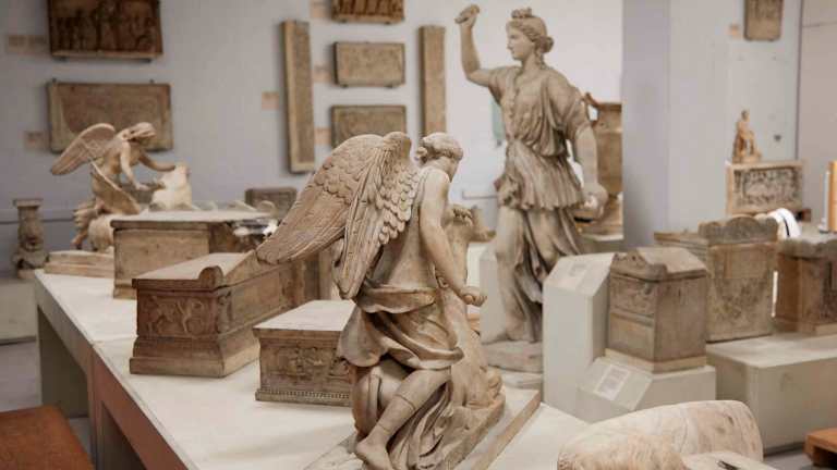 Behind the scenes at the British Museum, preparing for a Roman holiday