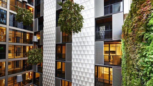 Communal apartment spaces go posh