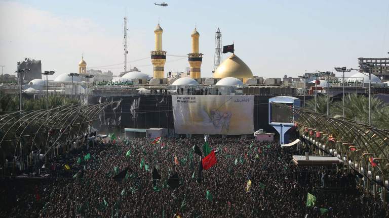 Hundreds of thousands of Shiite Muslims pack Iraq's Karbala for Ashura