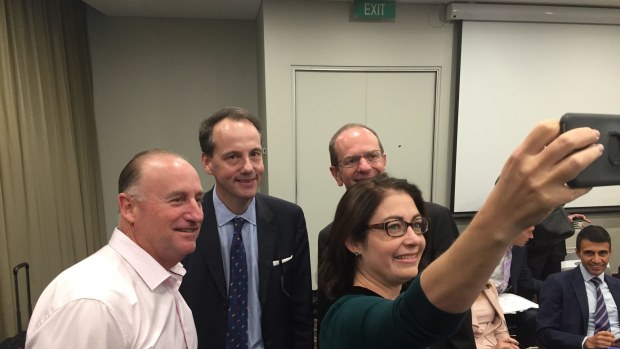 ASIC chairman James Shipton deploys the charm on new his masters