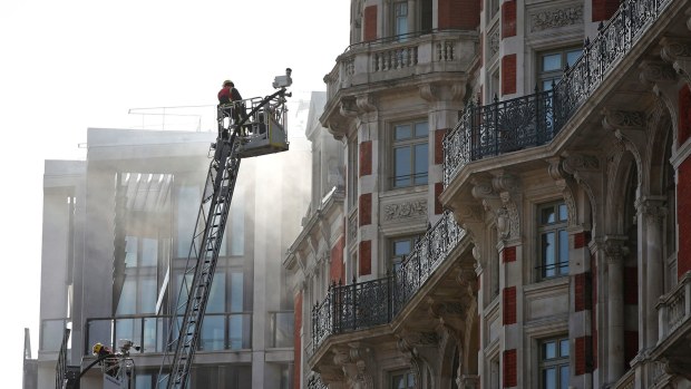 London Mandarin Oriental Hotel fire draws 120 firefighters to luxury venue