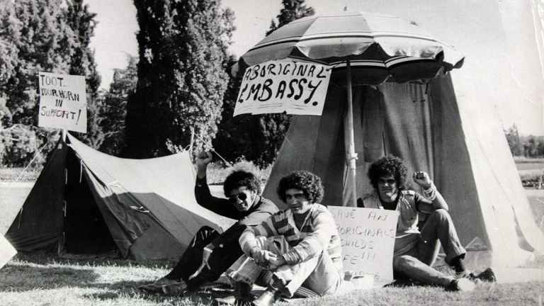 The Aboriginal Tent Embassy has been left off the ACT heritage list