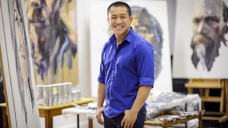 Anh Do turns celebrity portrait painter for revealing new series, Anh's ...