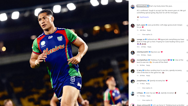 NRL news 2026, Roger Tuivasa-Sheck ACL injury, Warriors season over ...