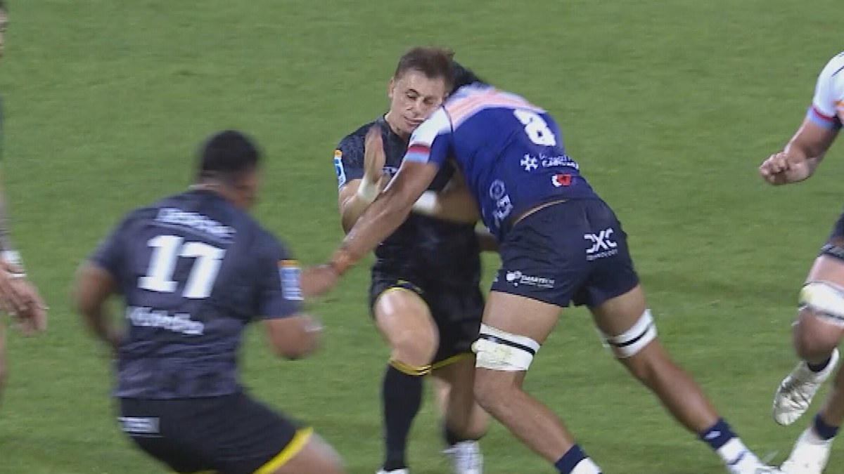 Super Rugby Pacific 2025 | Tuiana Taii Tualima yellow card sin bin ...