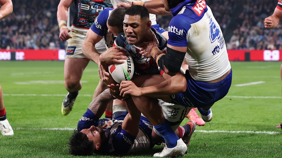 NRL news 2025: Sydney Roosters beat Canterbury Bulldogs as Daniel Tupou ...