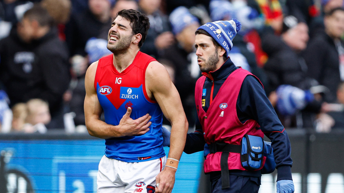 AFL News 2024: Melbourne Demons, Christian Petracca injury, broken ribs ...