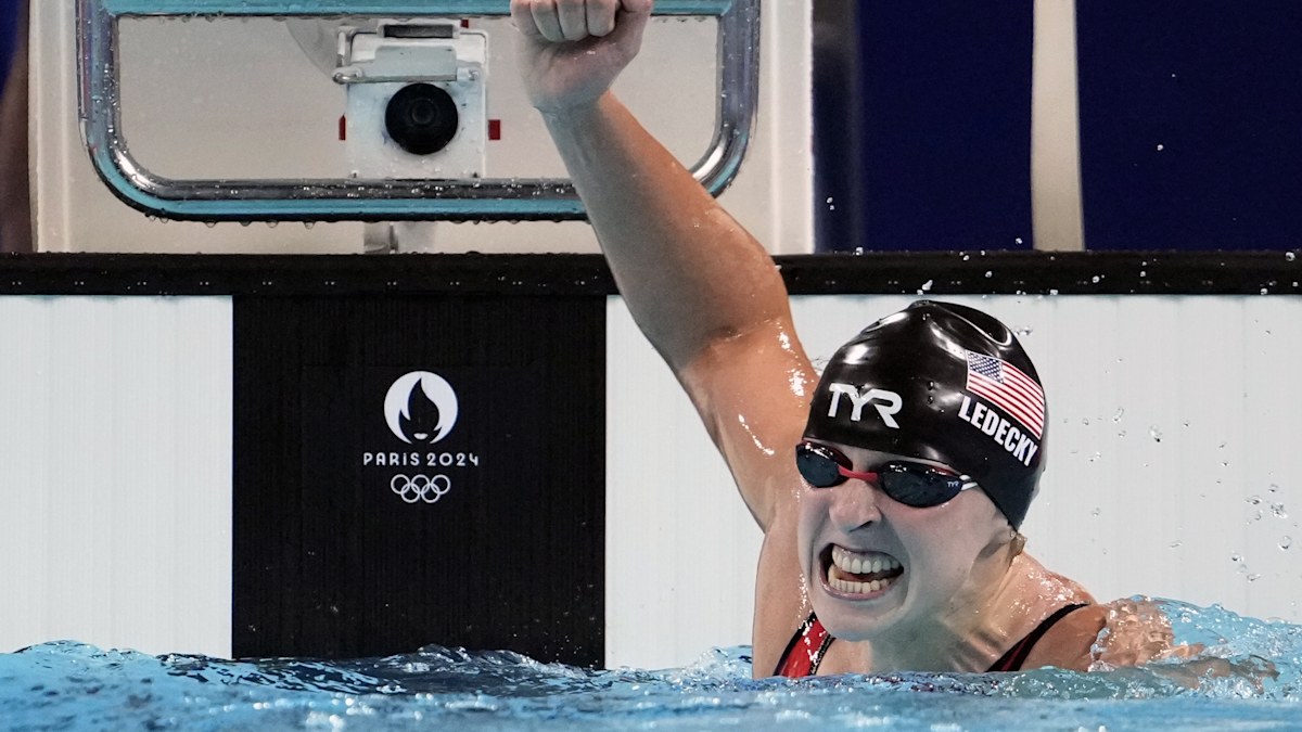 Paris Olympics 2024: Katie Ledecky breaks her Olympic record in 1500m ...