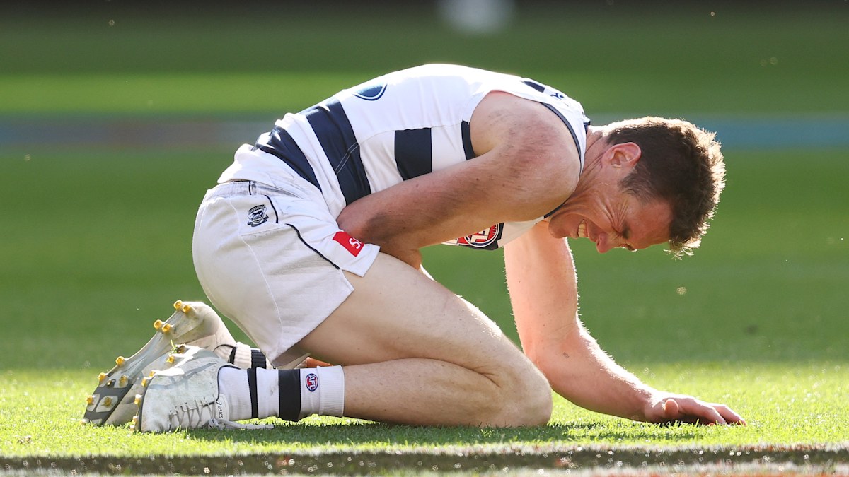 AFL grand final 2025: Geelong Cats' Jeremy Cameron broken arm injury ...