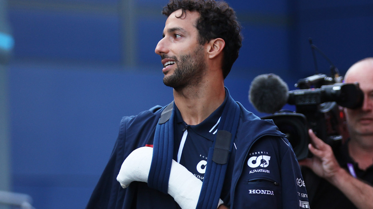 F1 news 2023: Daniel Ricciardo injury update; broken hand