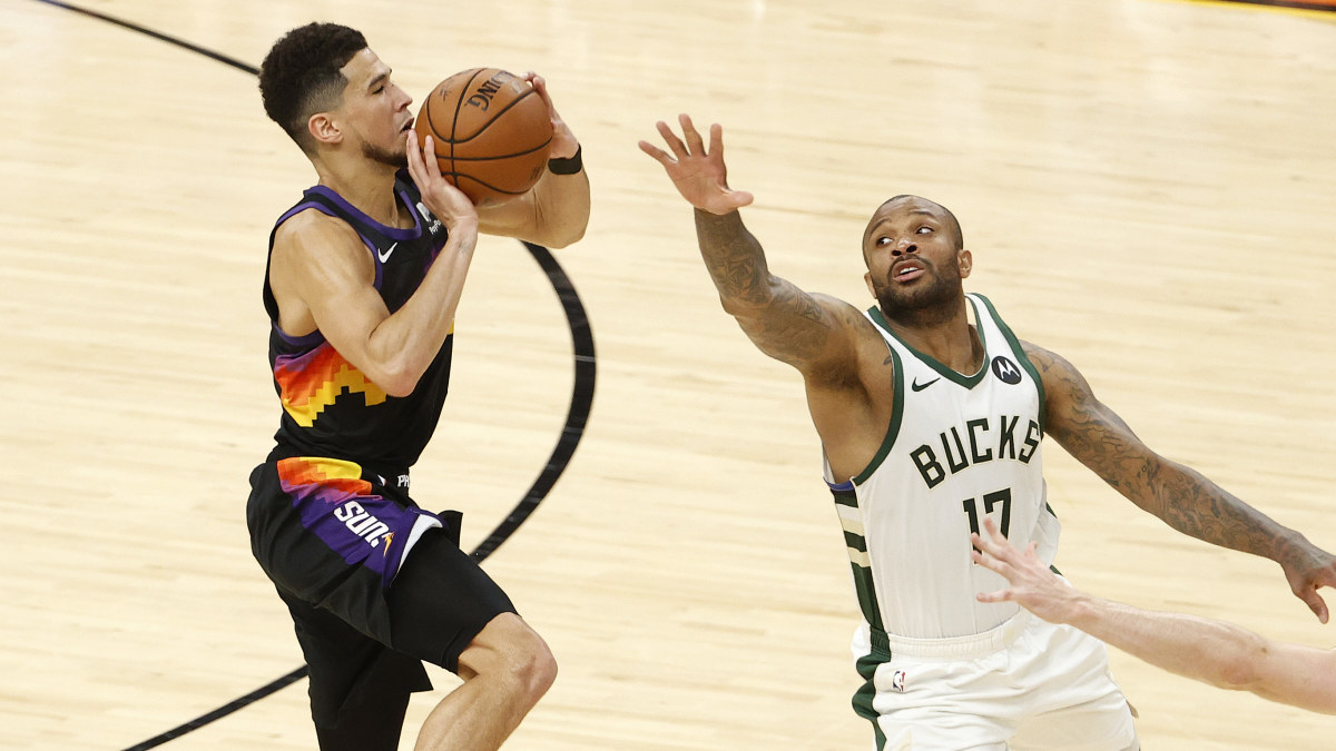 NBA Finals: Devin Booker leads Phoenix Suns past Milwaukee Buck to ...