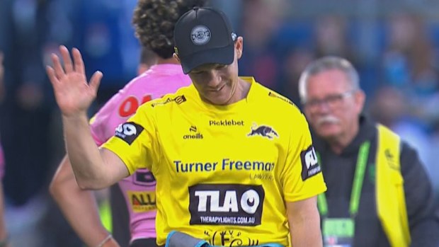 NRL news 2025: Panthers facing $50,000 fine as trainer Corey Bocking ...