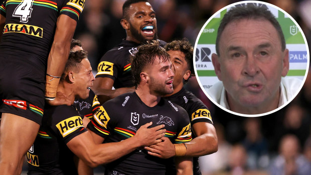 NRL news 2023, Raiders coach Ricky Stuart fumes as Panthers Jaeman ...