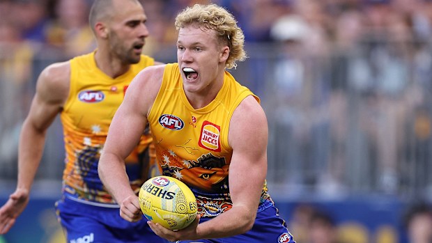 Reuben Ginbey: West Coast Eagles young gun charged with public ...